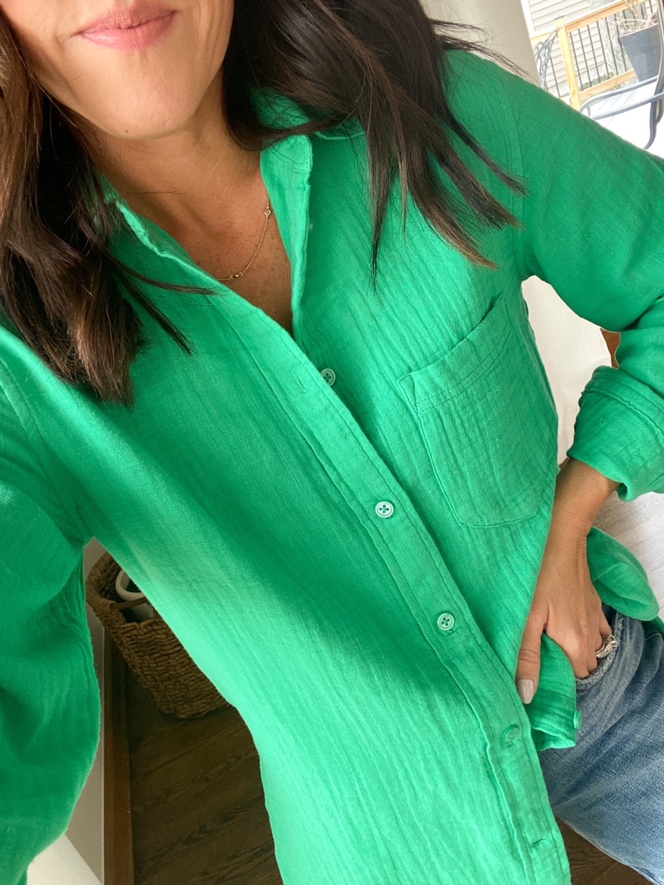 Must-have shirt in the prettiest texture – Two Peas in a Blog